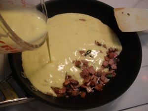 Ham and Cheese Scrambed Supreme